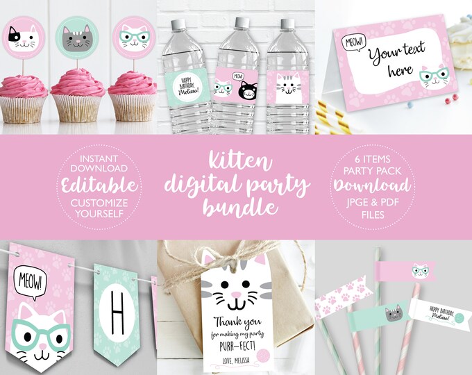 Circus Birthday Party Kit DIGITAL | Carnival Party Bundle Set ...