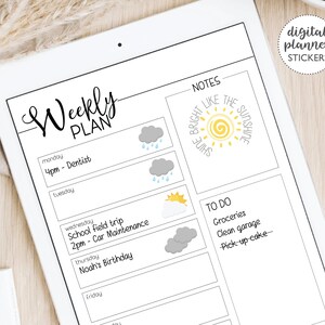 Weather Stickers DIGITAL | Pre-cropped Planner Sticker | PNG Clipart ...