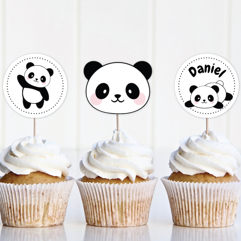 Panda Toppers - Etsy