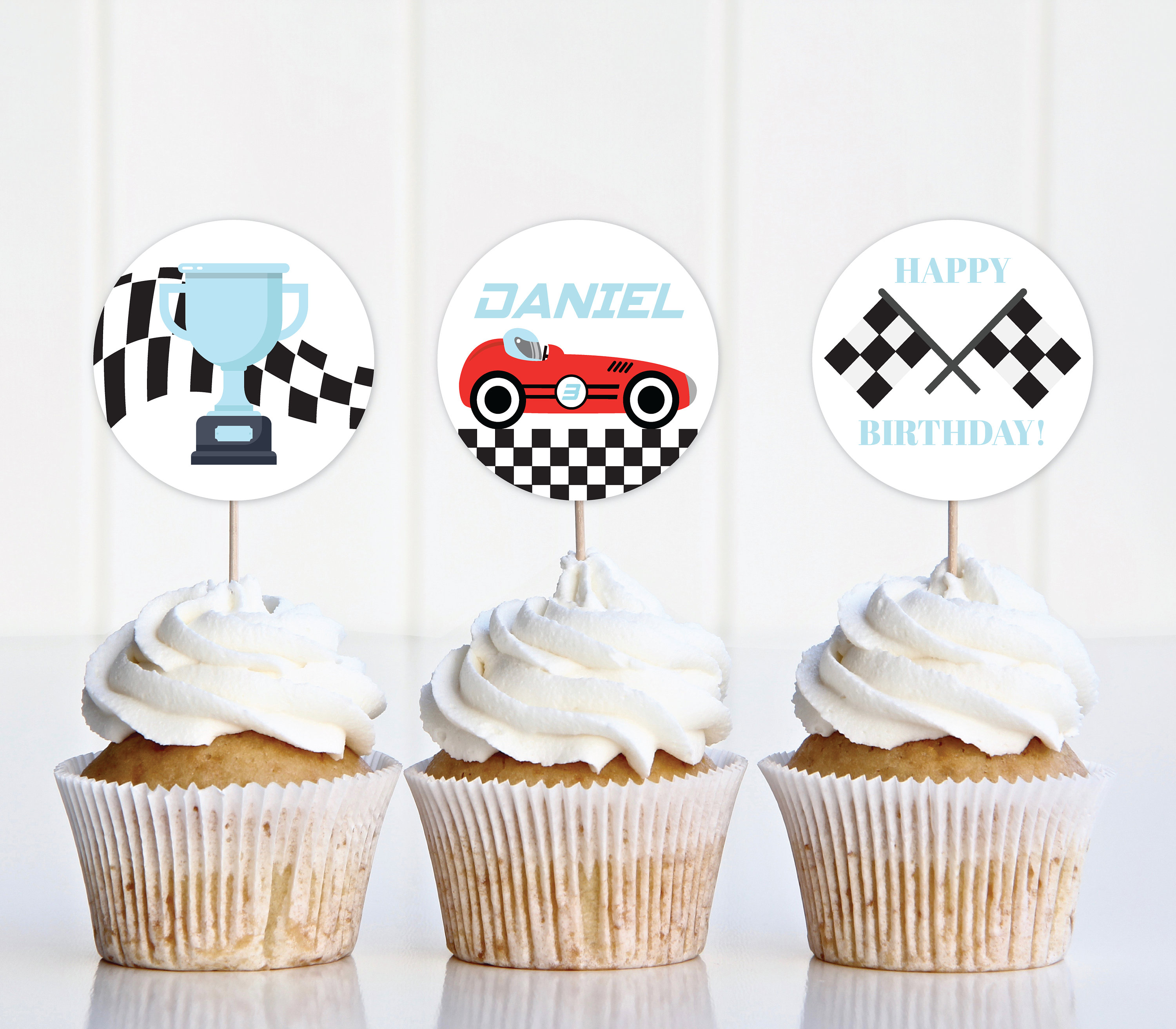 Race Car Birthday Party Kit DIGITAL | Vintage Car Party Bundle Set ...