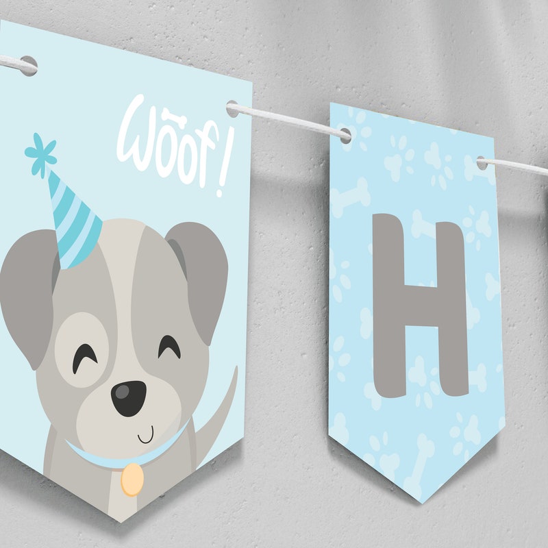 Dog Birthday Banner - Etsy