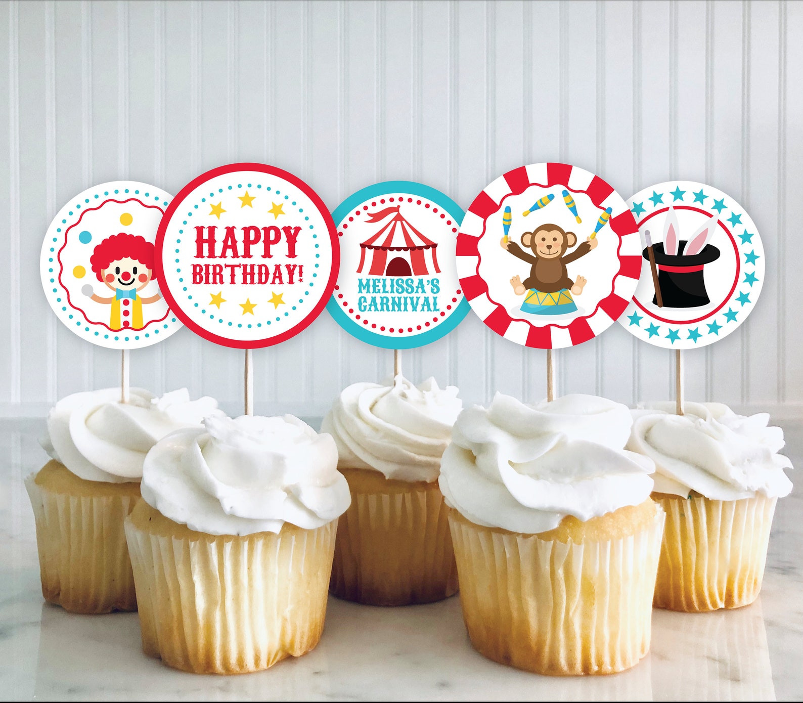 Circus Birthday Party Kit DIGITAL | Carnival Party Bundle Set ...