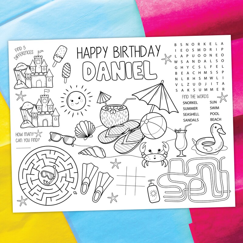 Summer Placemats - Etsy