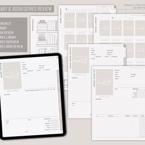 Digital Reading Journal | Goodnotes Reading Tracker | Digital Reading ...