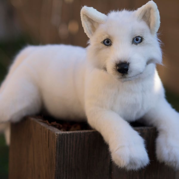 Realistic Stuffed Wolves - Etsy