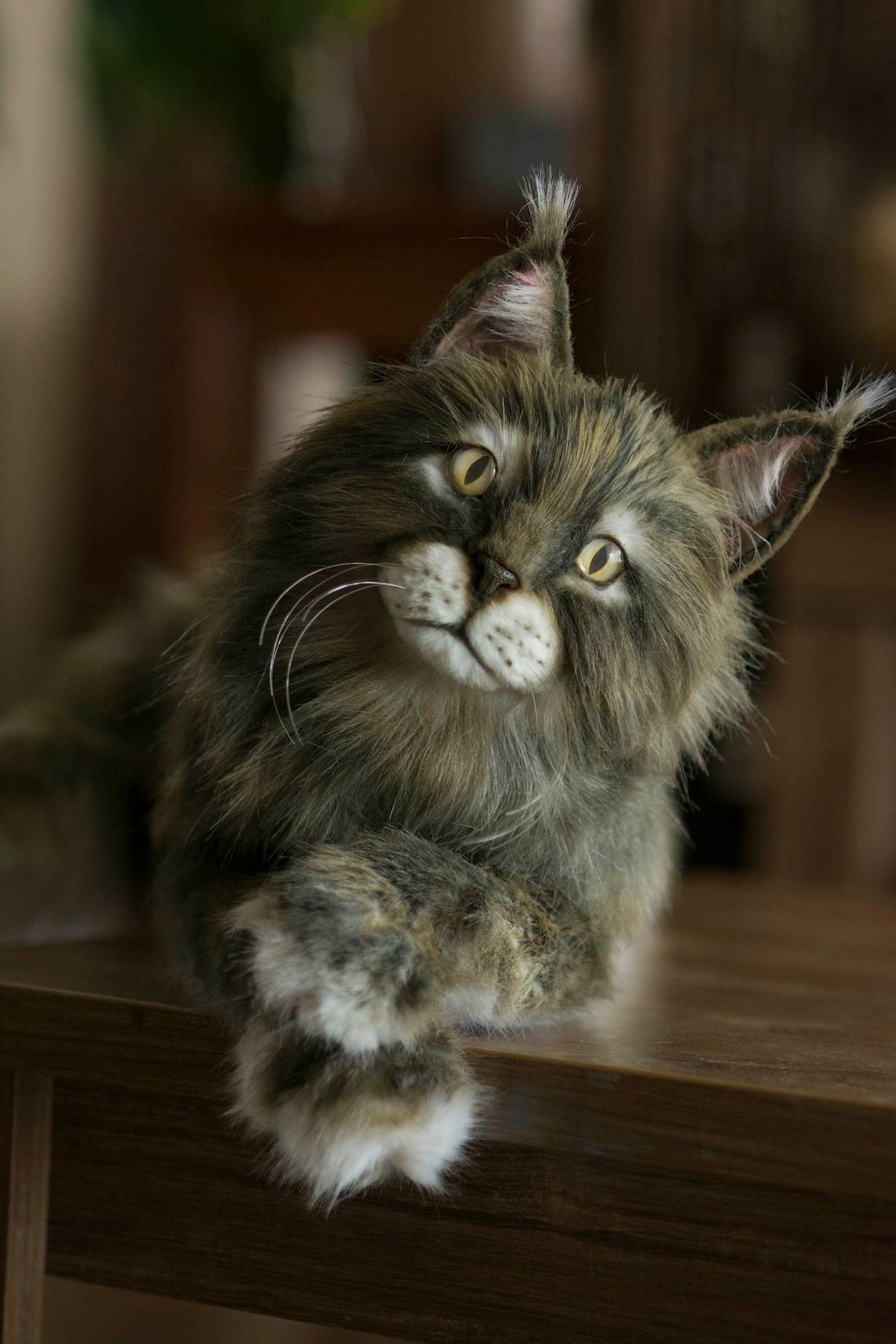 Realistic Maine Coon Custom Cat Plush From Photo Lifelike - Etsy