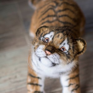 Made to Order! Realistic Tiger Cub Stuff Plush, Stuffed Lifelike Animal ...