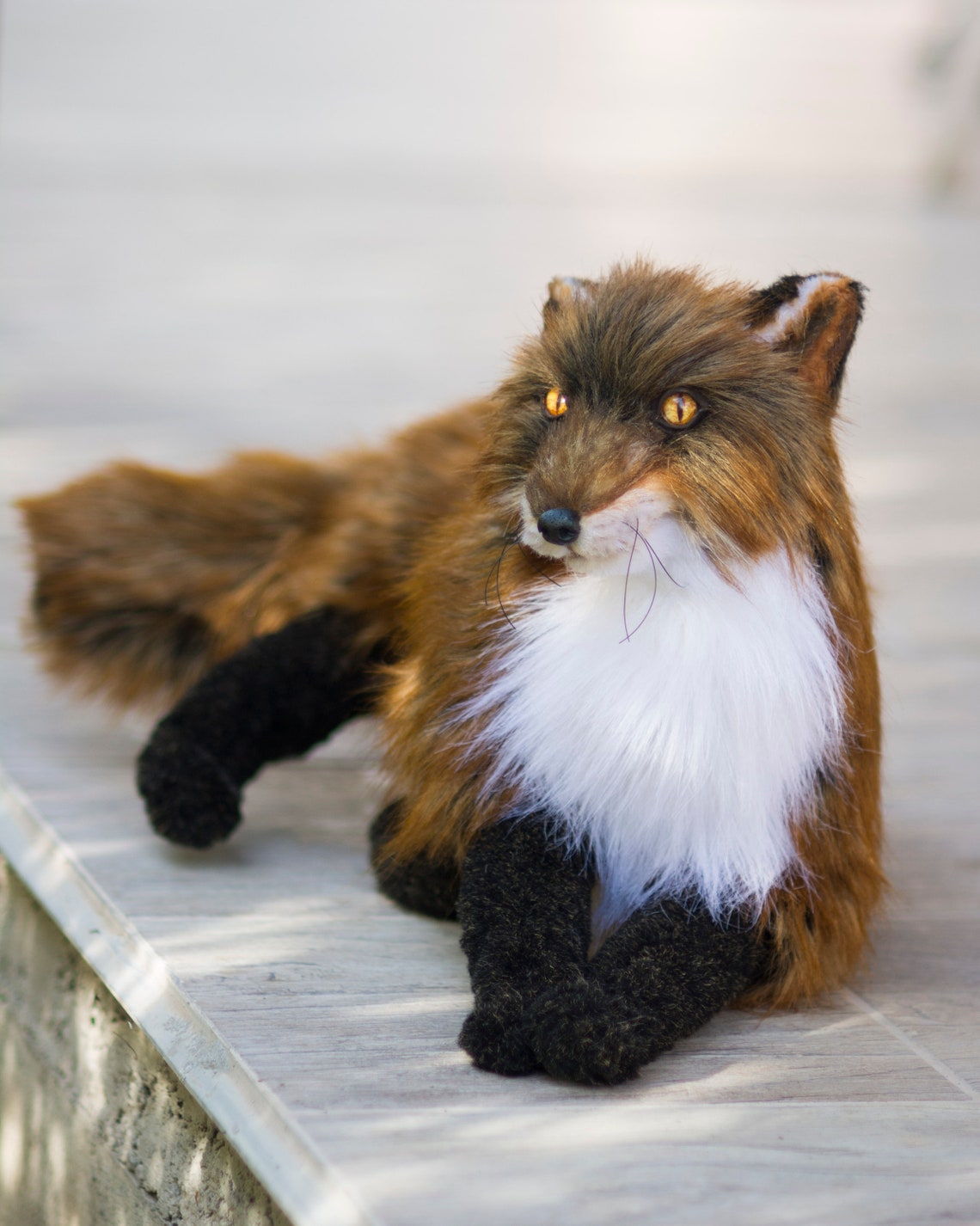 ON STOCK Available Now Almost Life Size Realistic Fox Plush - Etsy