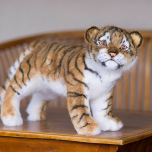 Made to Order! Realistic Tiger Cub Stuff Plush, Stuffed Lifelike Animal ...