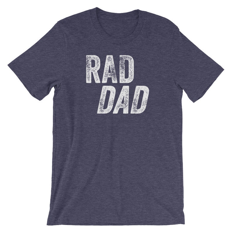 Rad Dad Shirt Awesome Gift for a Great Father Distressed | Etsy