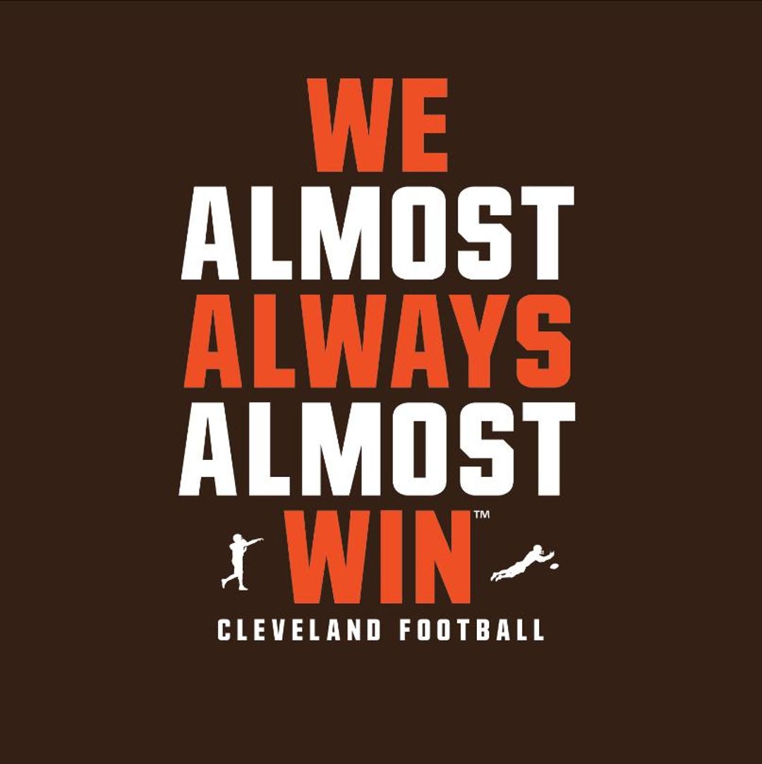 We Almost Always Almost Win™ – Funny Cleveland Football Shirt for ...