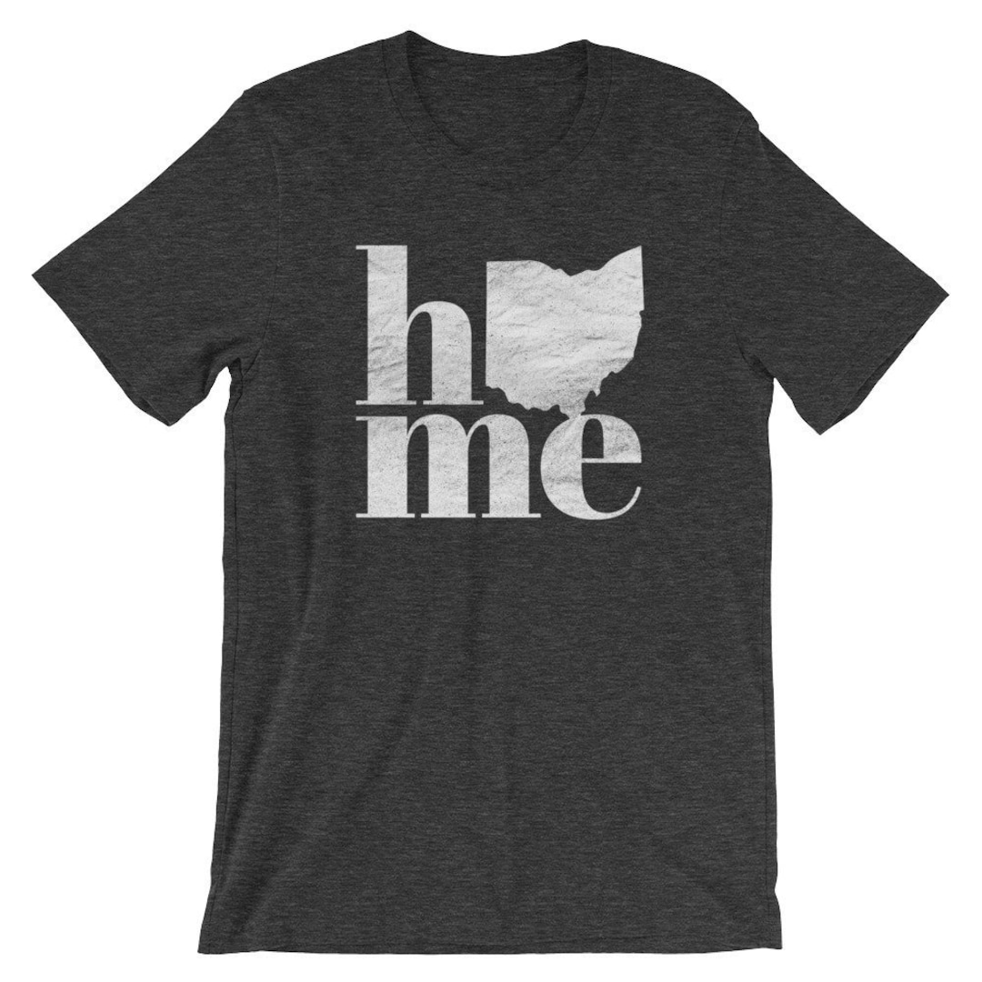 Ohio HOME Shirt - Awesome Ohio is Home Gift - Distressed Print Style ...