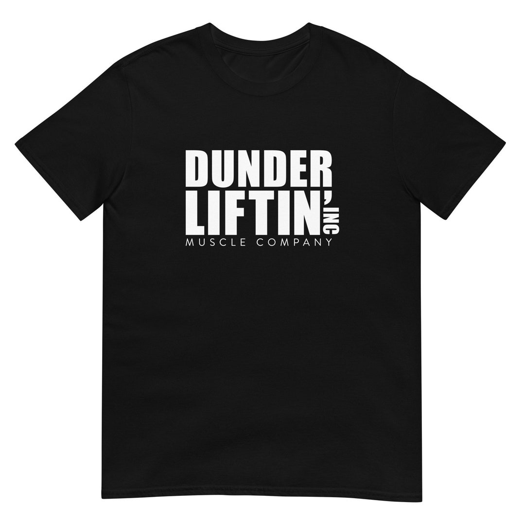 Dunder Liftin' Muscle Company Shirt - the Office Funny Gym Tee - Etsy