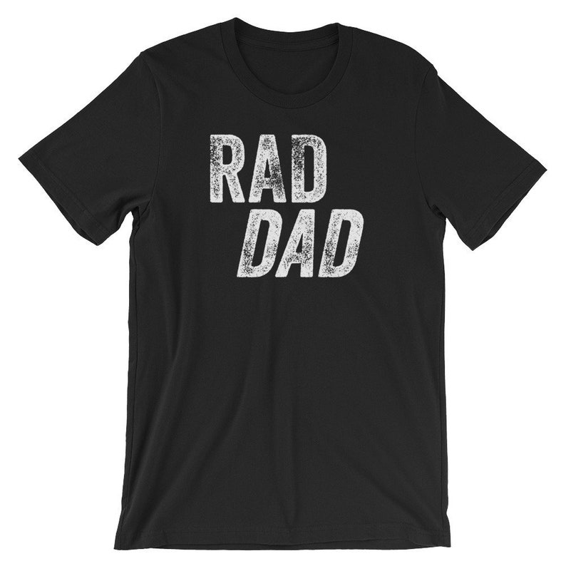 Rad Dad Shirt Awesome Gift for a Great Father Distressed - Etsy