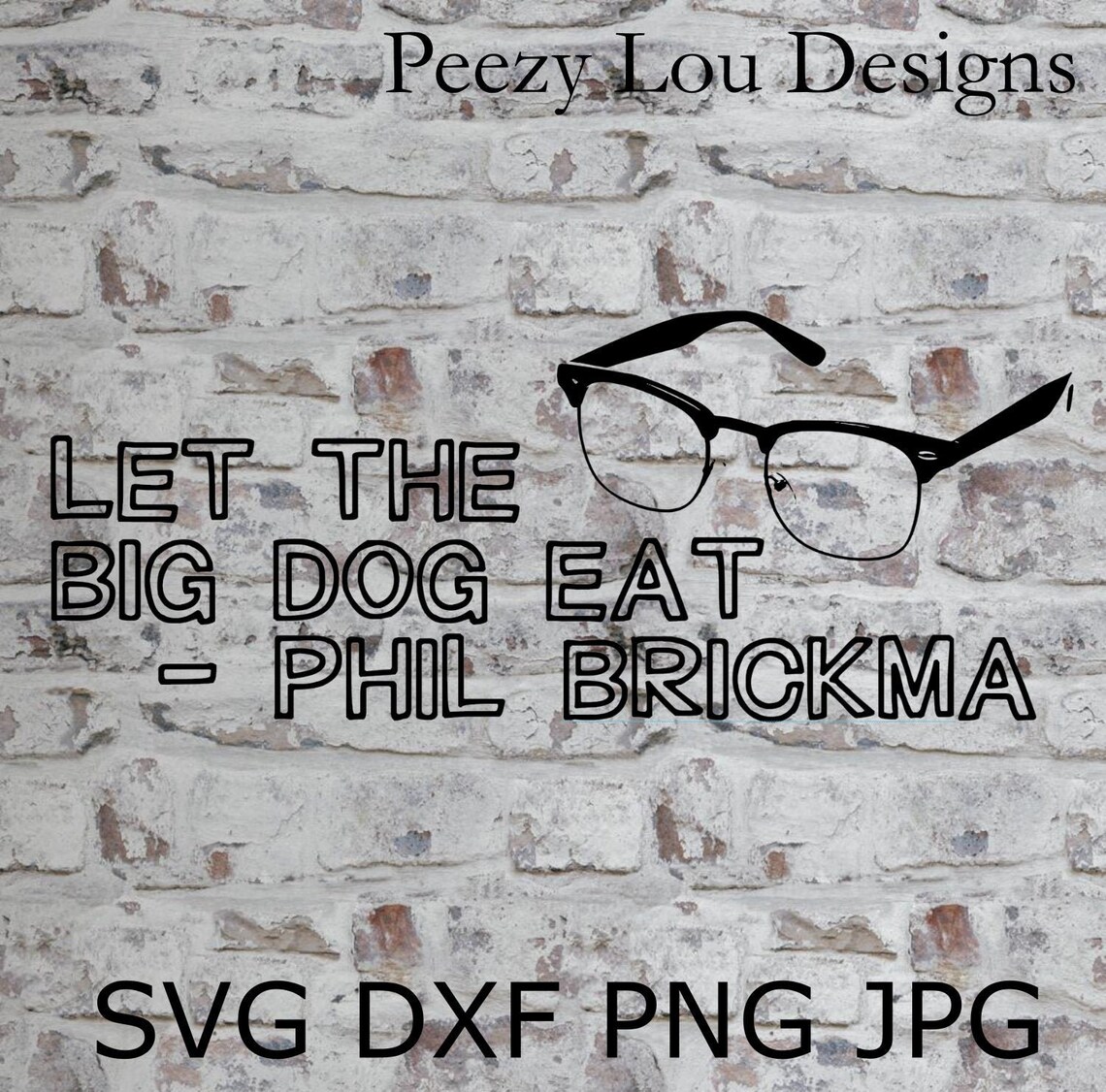 Let the Big Dog Eat SVG // Phil Brickma SVG // Rookie of the - Etsy