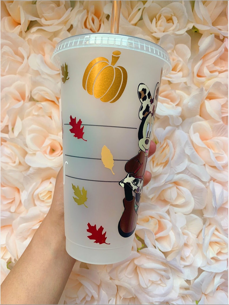 Disney Fall Starbucks Cup Fall Starbucks Cup Minnie Mouse - Etsy