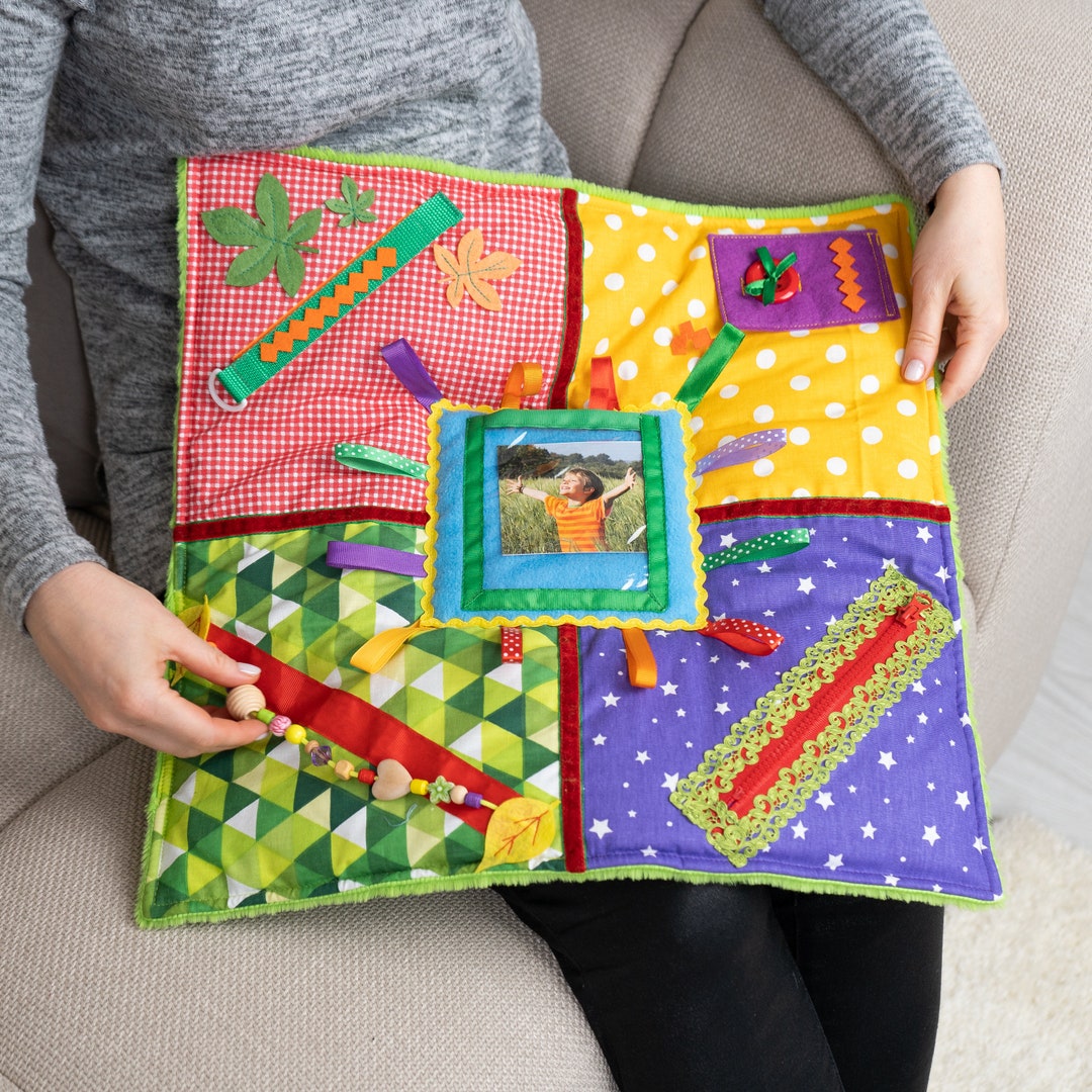 Fidget Blanket, Alzheimer's Patient, Dementia Activity, Anxiety, ADHD, Autism, Restless Hands ...