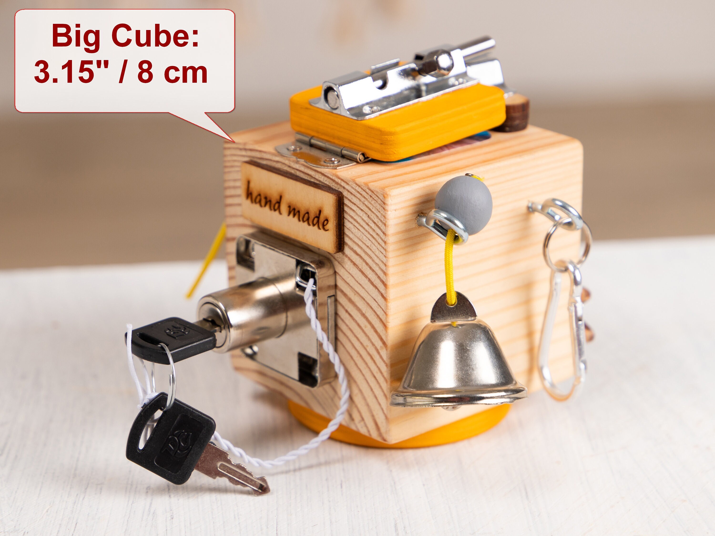 Dementia Activities, Big Busy Cube for Senior, Gift for Grandparent ...