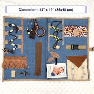 Dementia Activity Fidget Book With Photo, Alzheimers Activities ...