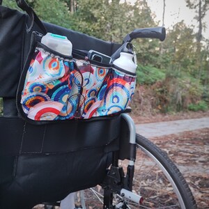 Wheelchair Organizer With Cup Holder, Wheelchair Arm Rest Bag ...