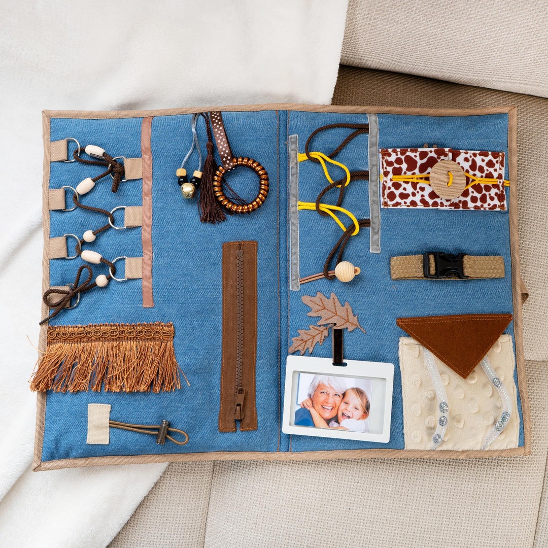 Dementia Activity Fidget Book With Photo, Alzheimers Activities ...