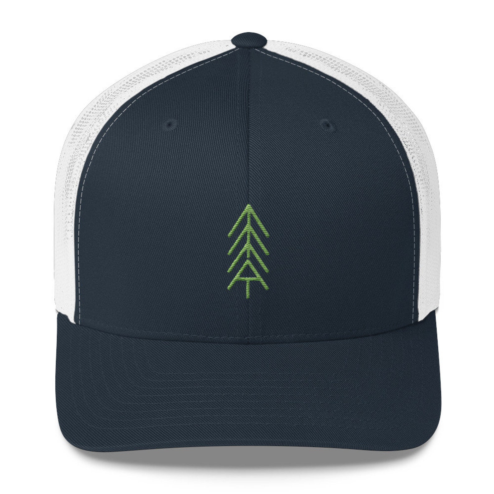 Appalachian Trail AT Symbol/tree Design Minimalist Retro Trucker Cap ...