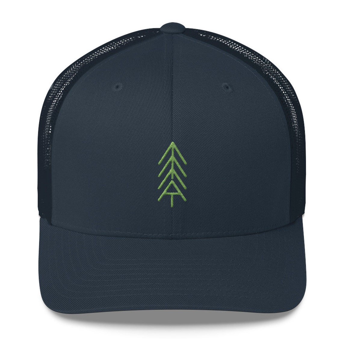 Appalachian Trail AT Symbol/tree Design Minimalist Retro Trucker Cap ...