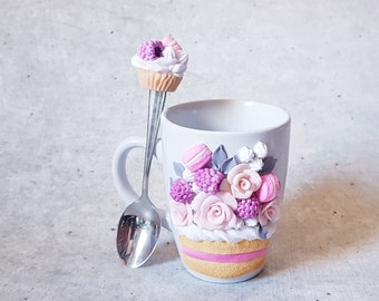 Polymer Clay Mug - Etsy