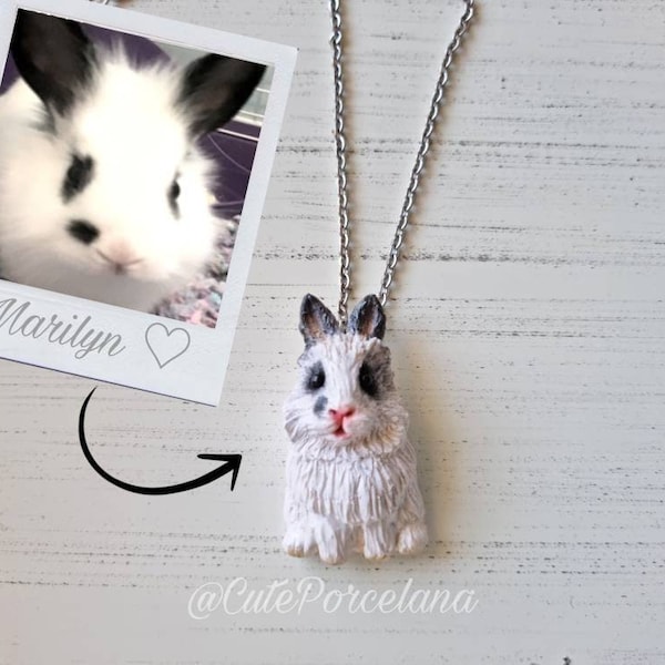 Bunny Necklace - Etsy