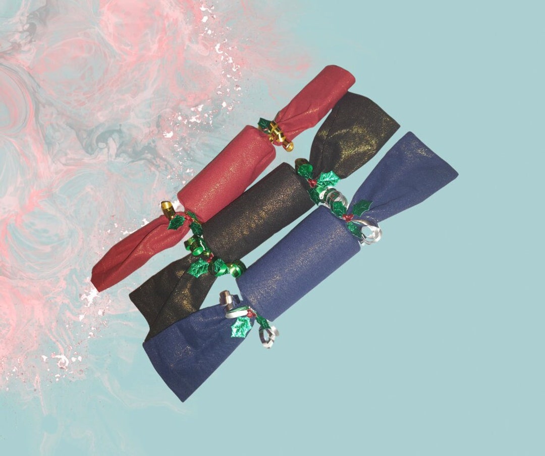 Trio of Eco-friendly Christmas Crackers, Yule Tide Decoration ...