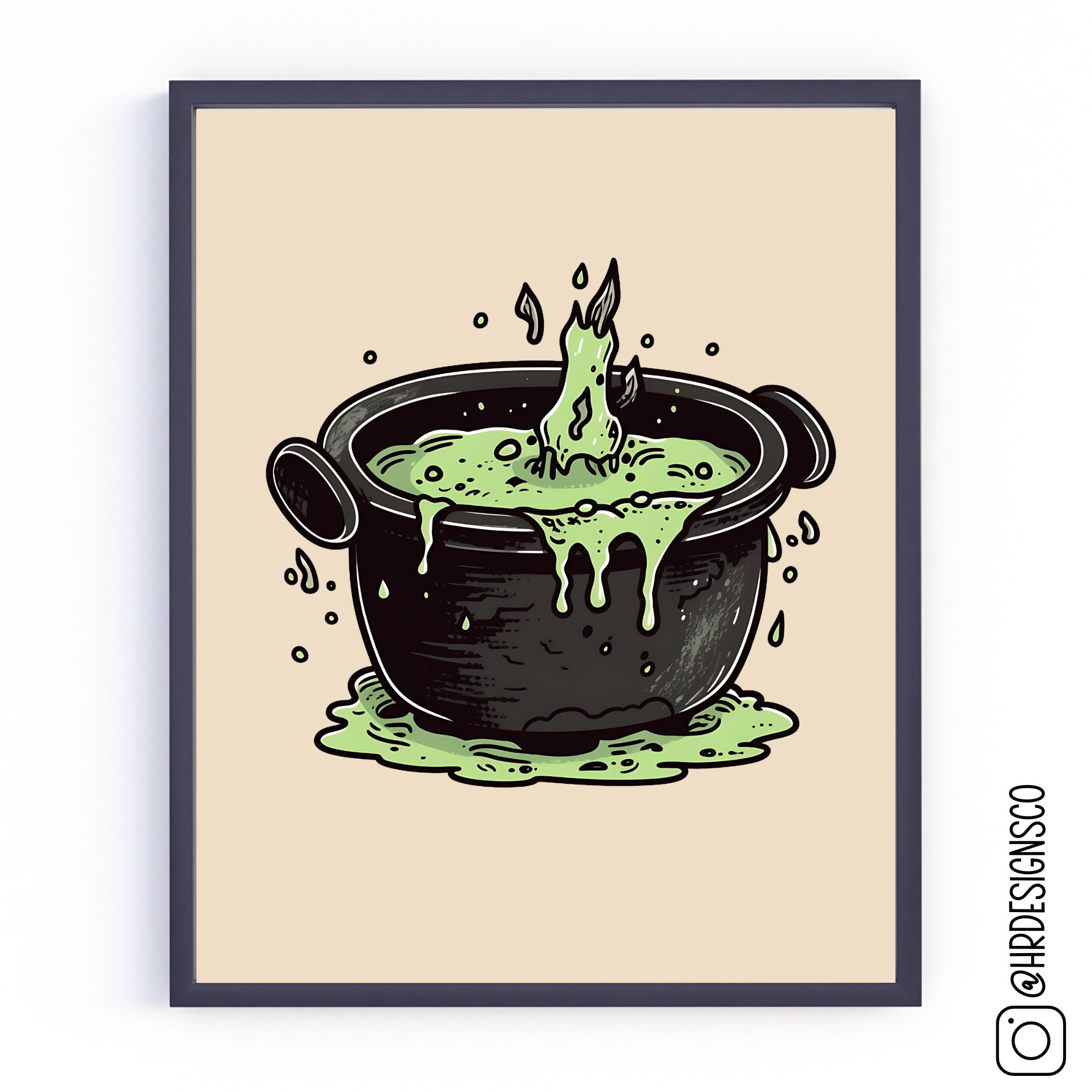 Cute Spooky Vintage Printable Halloween Wall Art Gallery - Elevate Your ...