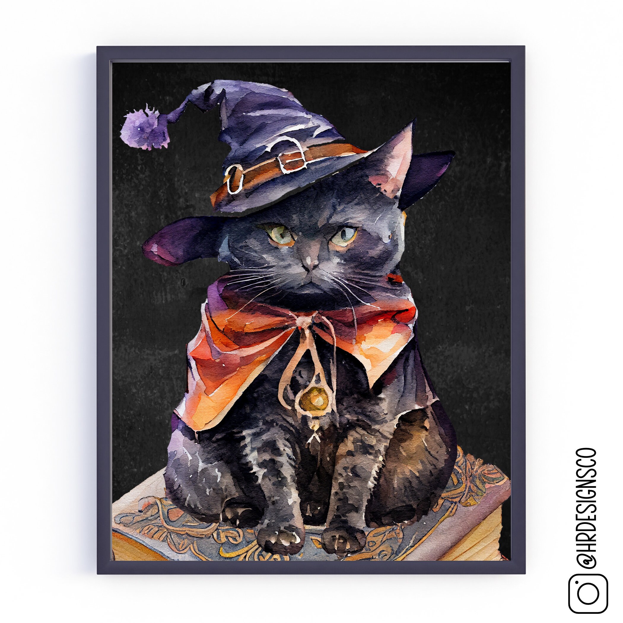 Halloween Cat Printable Halloween Wall Art Gallery - Elevate Your Decor ...