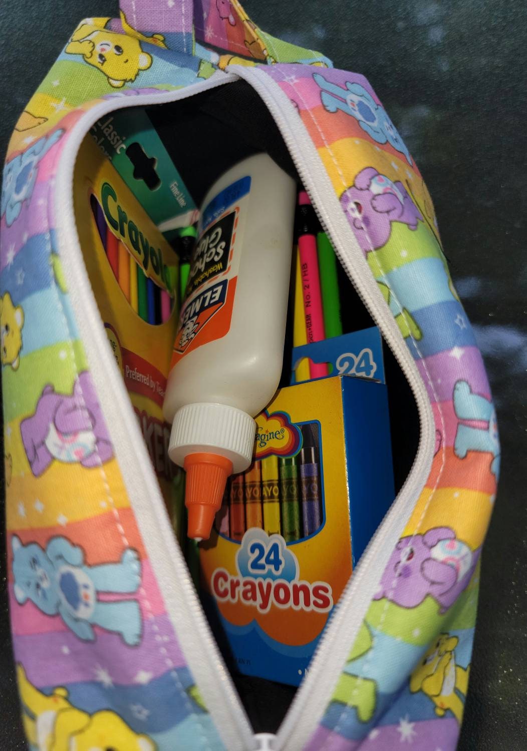 Cute Care Bears Zipper Box Pouch Handmade Pouch Makeup Bag - Etsy