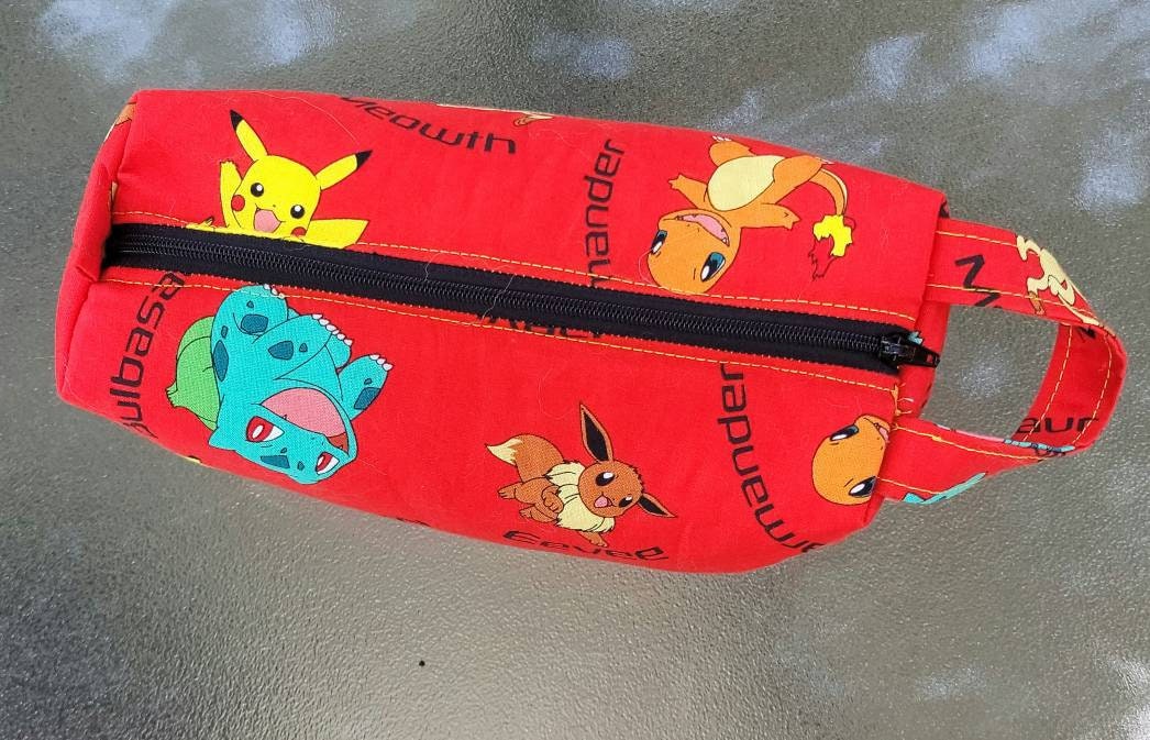 Cute Pokemon Zipper Box Pouch Handmade Pouch Makeup Bag | Etsy