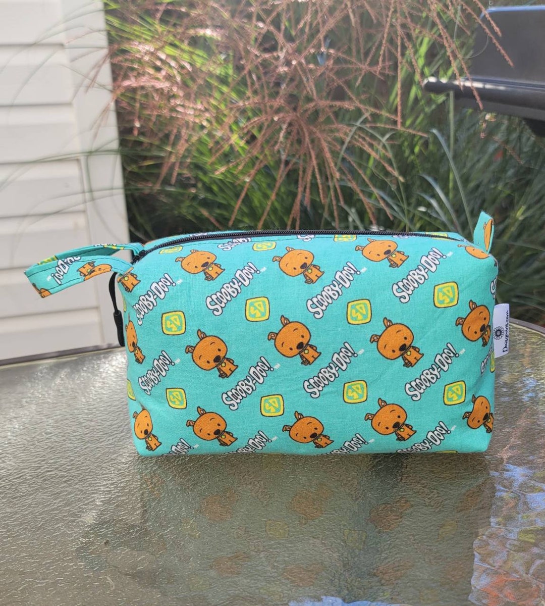 Cute Scooby-doo Chidi Dog Zipper Box Pouch, Handmade Boxy Pouch, Travel ...