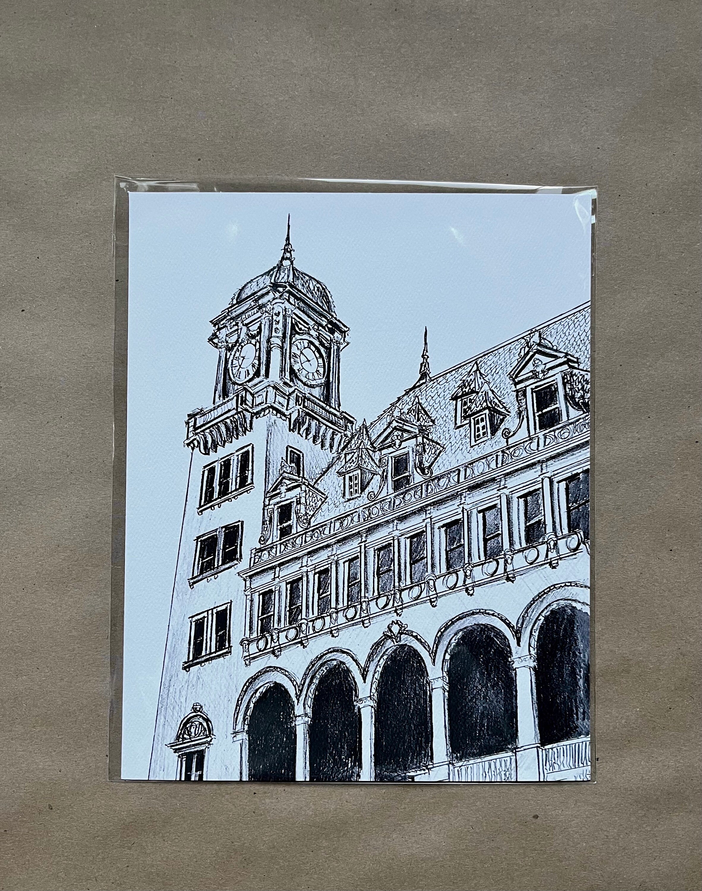 Main St. Station Drawing Print - Etsy