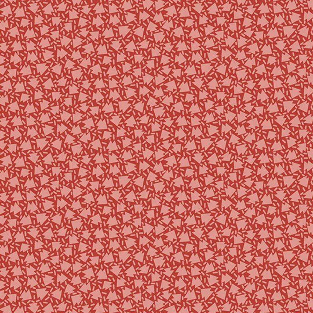 Retro Hoho Mini Trees Red Christmas Trees - Etsy