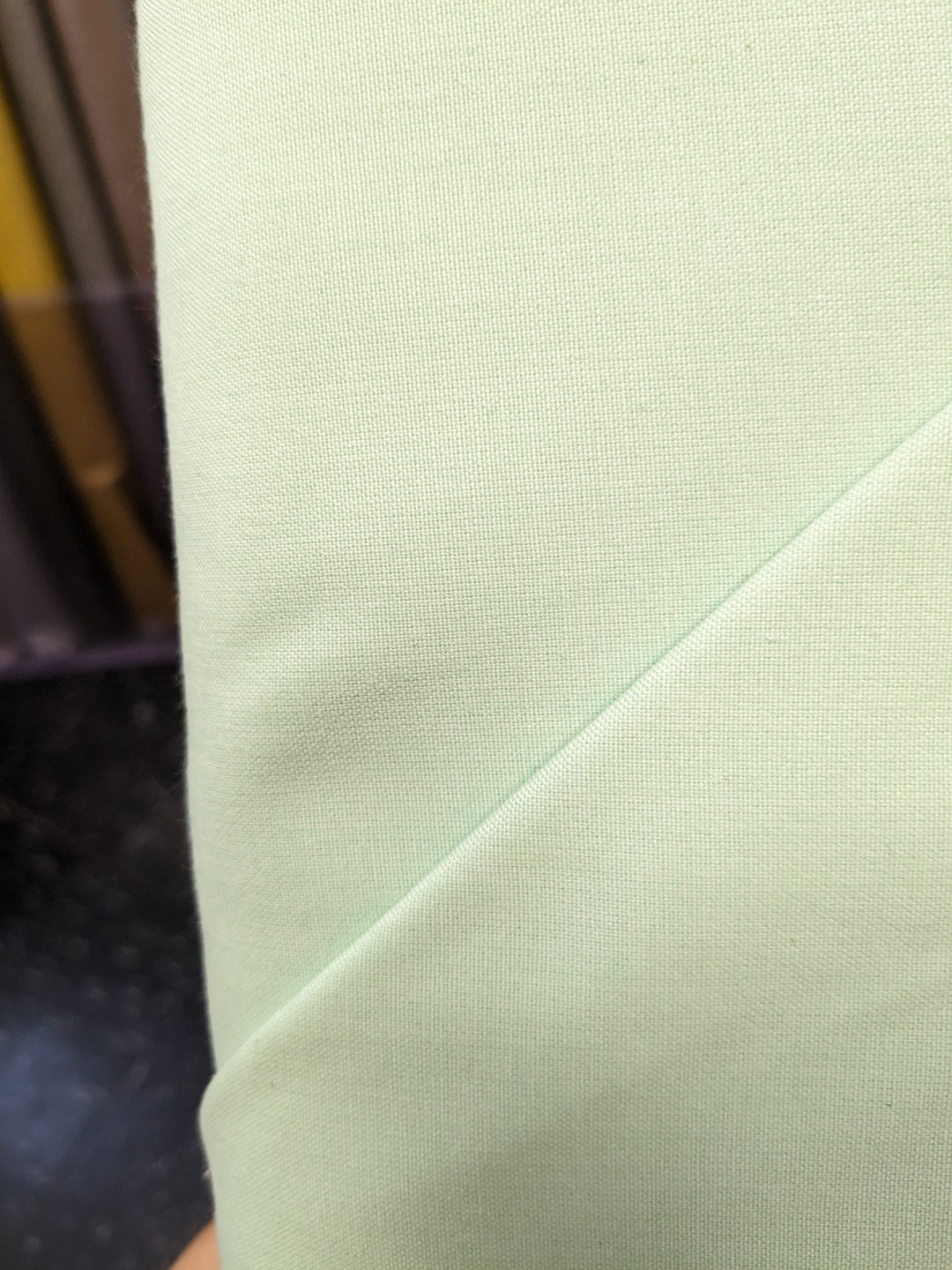 Artisan Yarn Dyed Cotton - Mint / Light Mint Cross Dyed , Shot Cotton ...