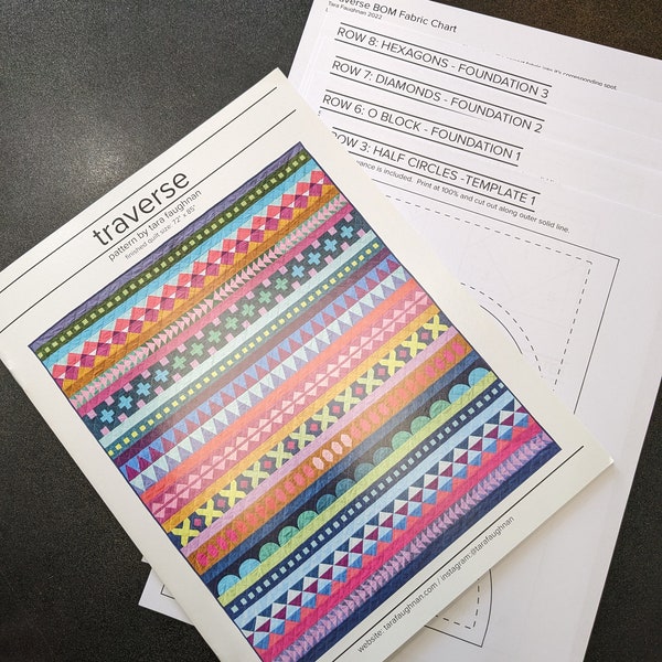 Traverse Quilt Pattern - Etsy