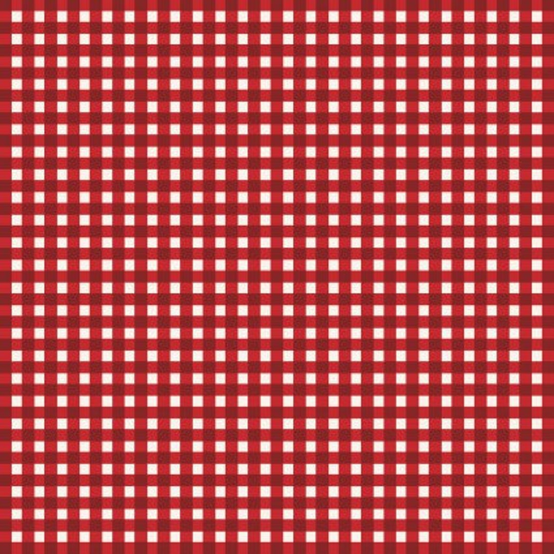 Red Beautiful Basics Gingham by Maywood Studios - Etsy