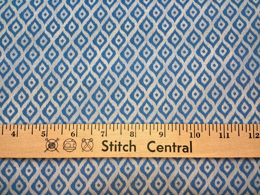 Tuli Fabric - Blue Ogee - by Ellen Crimi-trent - Etsy