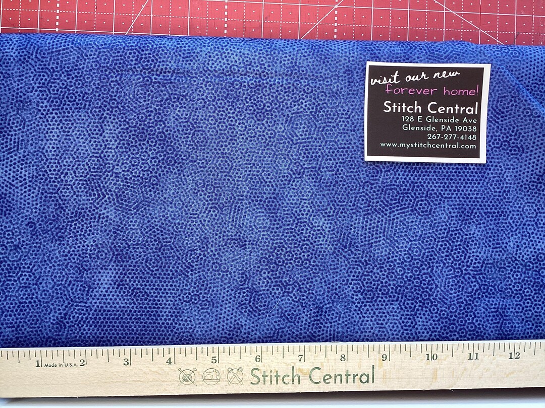 Dimples Lake B 19 by Andover Fabrics - Semi Solid Blender - Blue ...