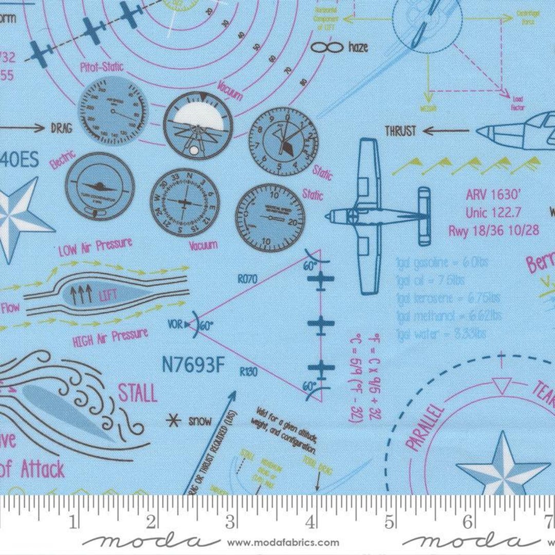 High Flight Notes Sky Blue - Airplane Maps - Sariditty - Etsy