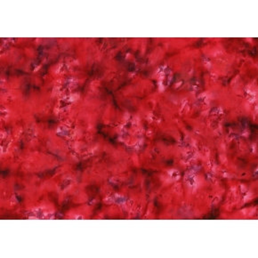 Geodes Ruby Batik red Wash Batik - Etsy