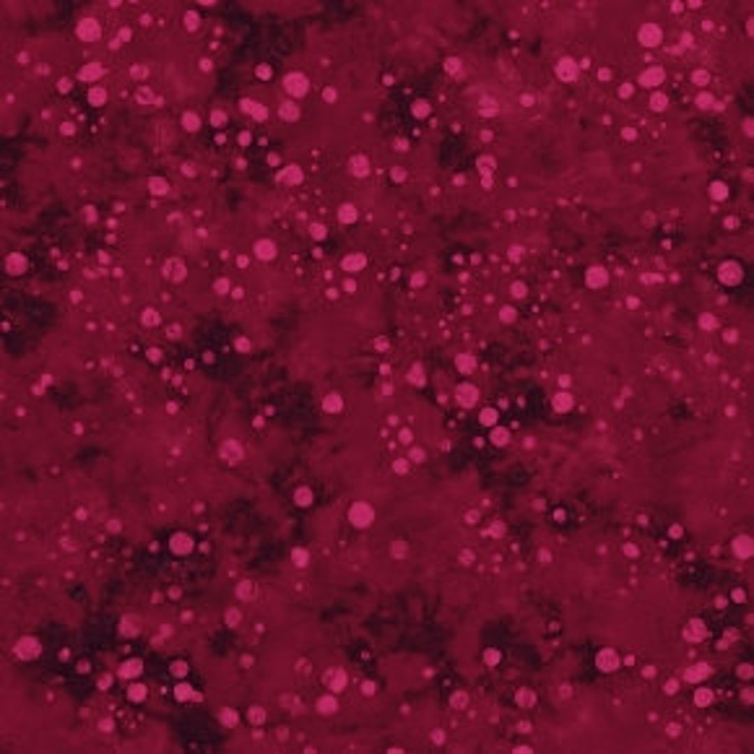 Ink Dots Raspberry Batik - Etsy