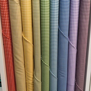 Red Beautiful Basics Gingham by Maywood Studios - Etsy