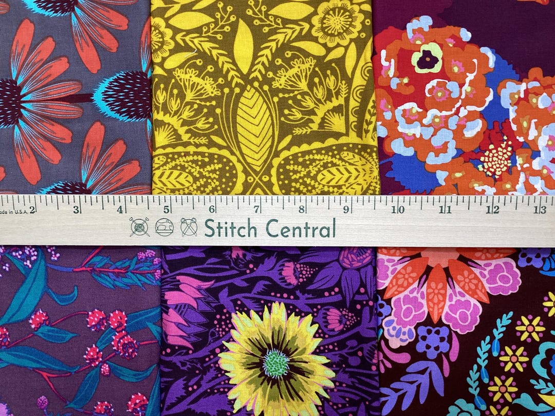Anna Maria Purple Collection - 6 Fat Quarters- 6 Pack From Various ...
