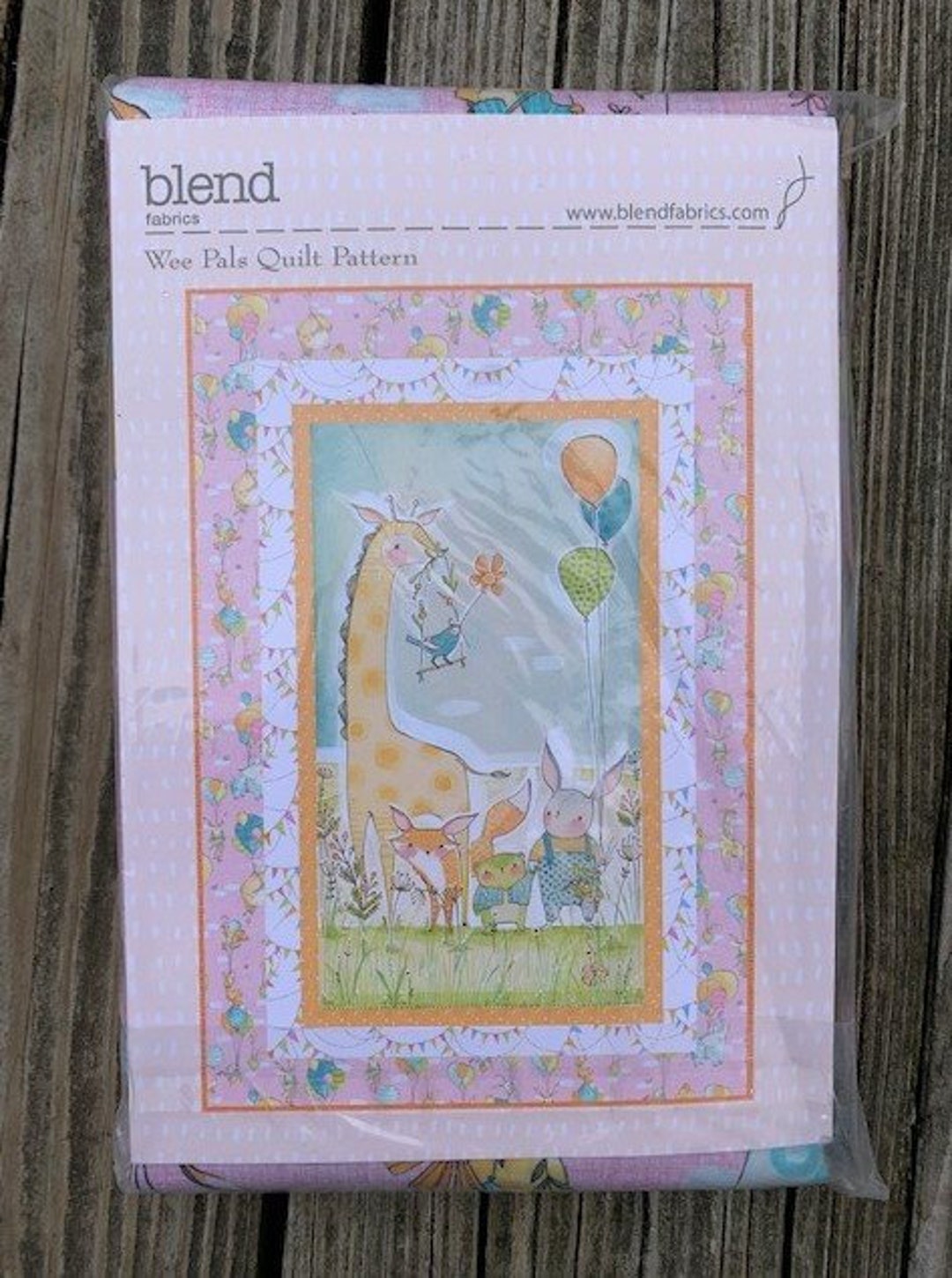 Wee Pals Quilt Kit- Makes 30" X 44" Quilt - Etsy