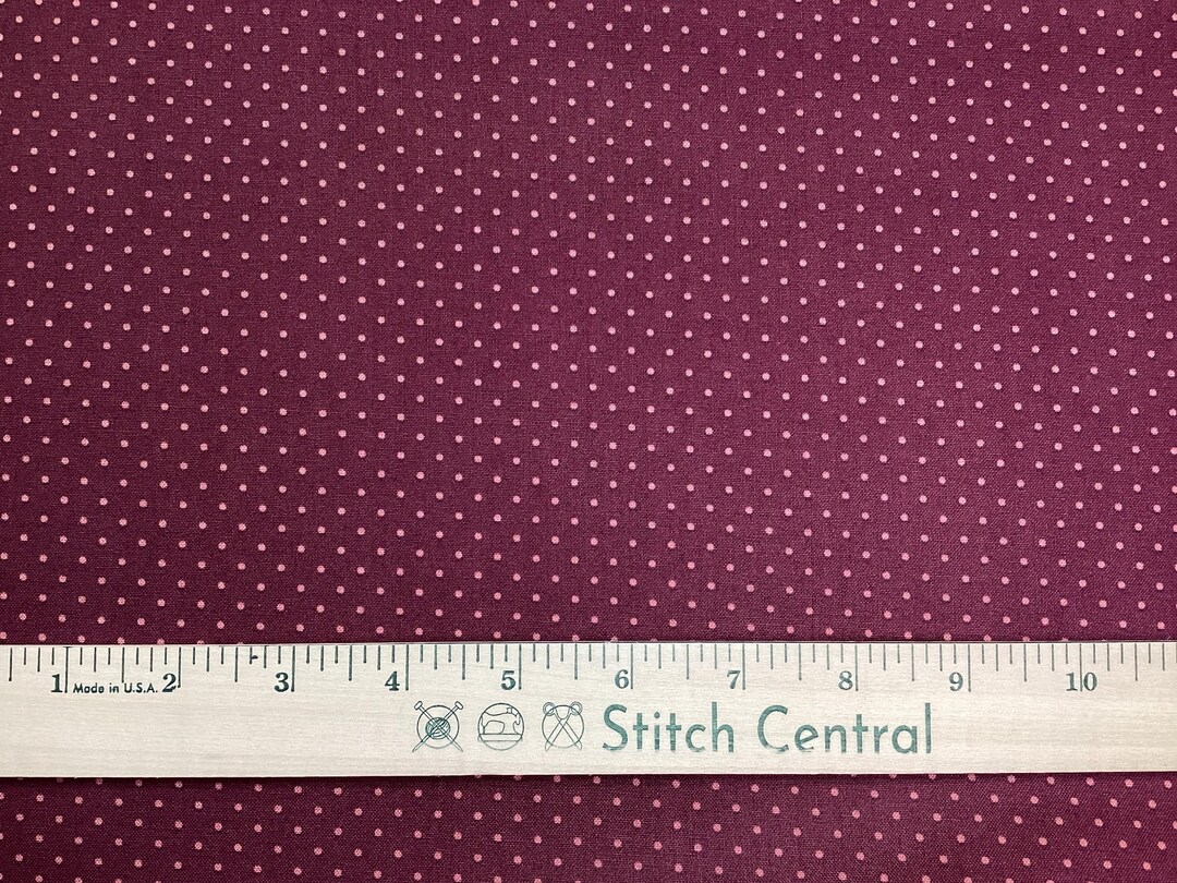 Poppy Seeds Merlot - Laundry Basket Dots - Etsy