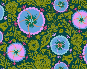 Anna Maria Horner Lace Mango Free Spirit Fabric - Etsy